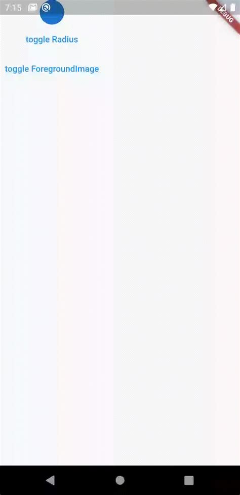 Circleavatar Widget Throws Exception If The Foregroundimage Property