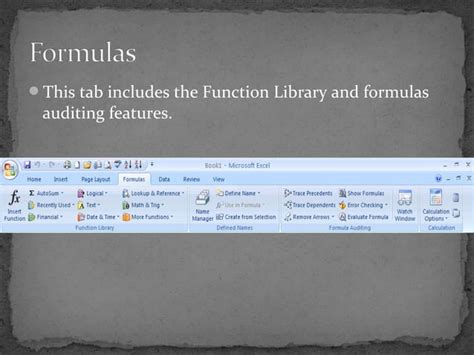 Introduction Microsoft Excel 2007 Ppt