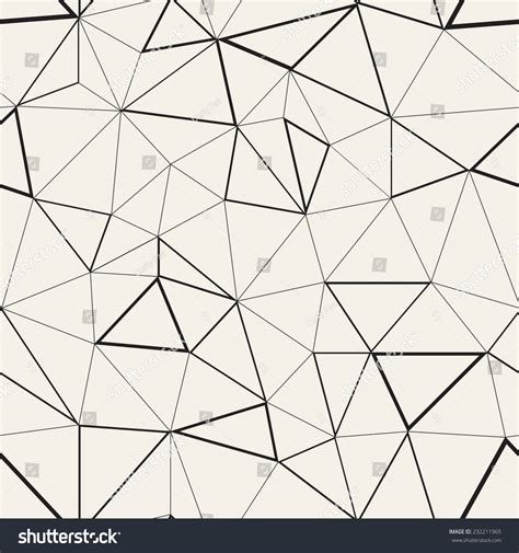 Vector Seamless Pattern Irregular Abstract Linear Stock Vector Royalty Free 232211965