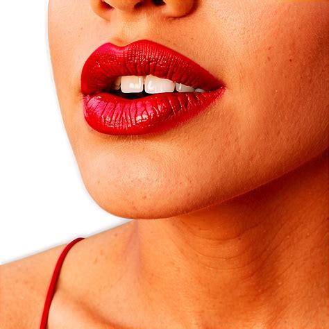 Download Red Lips With Piercing Png 06112024