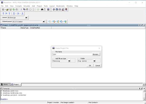 Modelsim Tutorial Inverter Verilog Code And Testbench Simulation
