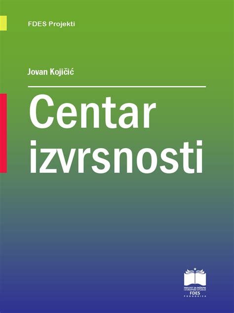 Centar Izvrsnosti Fdes Mne Pdf