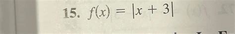 solved f x x 3 find the domain and range algebraically