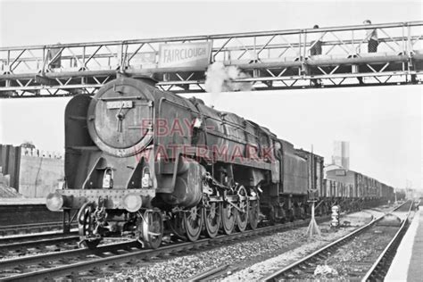 Photo Br Standard Class 9f Loco 92003 At Newbury 1964 £185 Picclick Uk