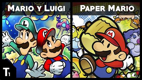 Paper Mario Vs Mario Y Luigi Opinión Youtube