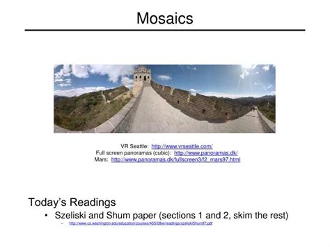 Ppt Mosaics Powerpoint Presentation Free Download Id5257490