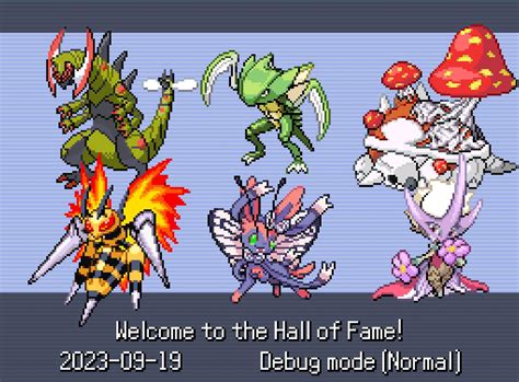 Finished My Mono Bug Run Rpokemoninfinitefusion