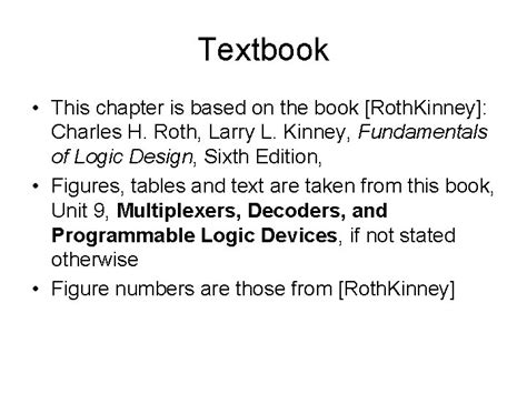 Combinational Circuits Multiplexers Decoders Programmable Logic Devices Lecture