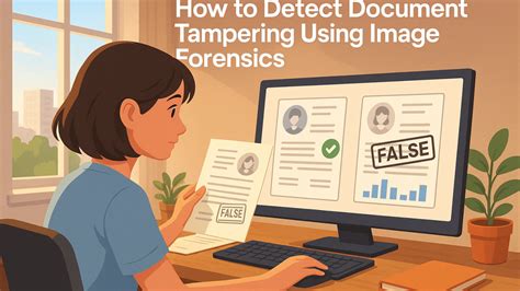 How To Detect Document Tampering Using Image Forensics In Fintech