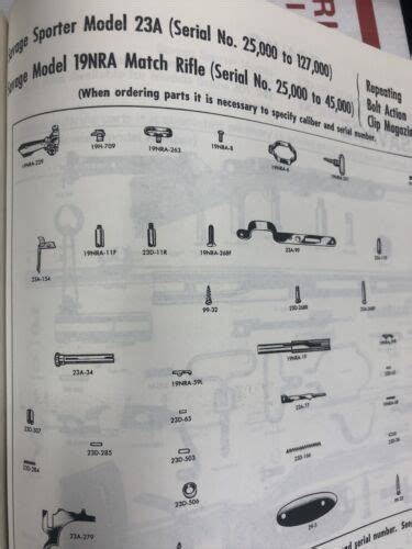 Exploded View Savage Sporter Model 23a 4650286885