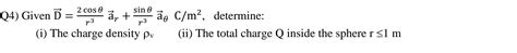 Solved Given D r cosθar r sinθaθC m determine i Chegg com