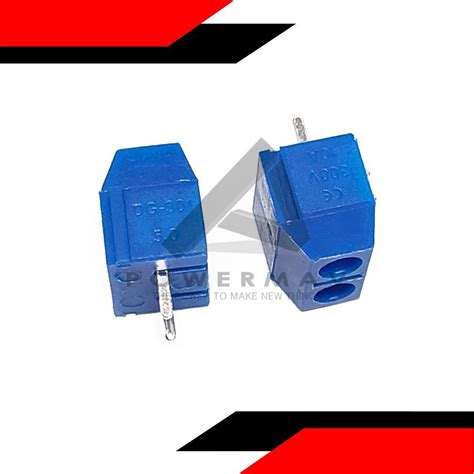 Pcs Pin Terminal Block Blue PowerMav Electronics Store