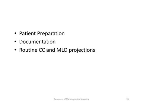 Awareness Of Mammographic Screening Pdf Cancer Diseases And