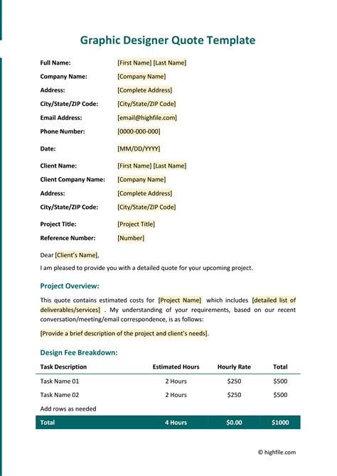 Travel Agency Quote Template Word Excel Pdf Docs Sheets