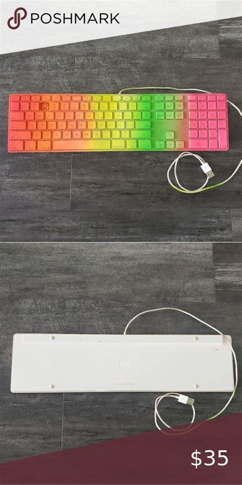 Colorful Apple Computer 2 Keyboard
