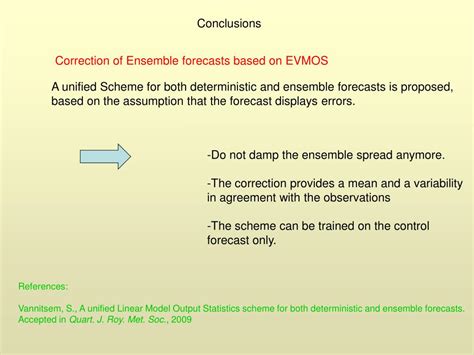 Ppt A Unified Linear Model Output Statistics Scheme For Both