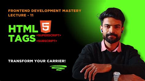 Subscript And Superscript Tags In Html Frontend Development Mastery