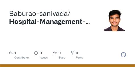 Github Baburao Sanivadahospital Management System