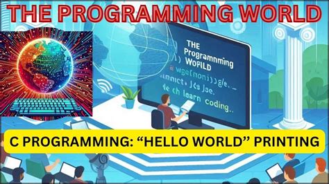 C Printing A Word Or Multiple Lines Write A Program In C Language And Print Hello World