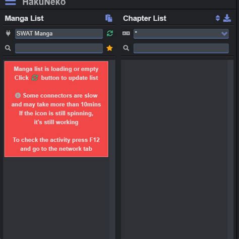Swat Manga Connector Not Working · Issue 5478 · Manga Download