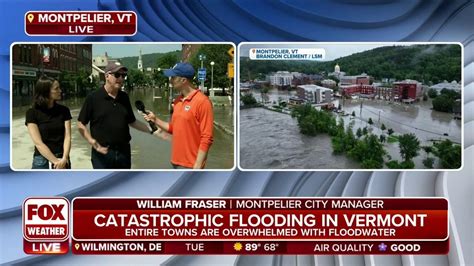 Deadly Floodwaters Receding In Vermont After Near Historic River Crests