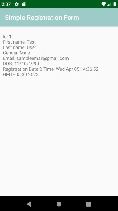Github Hardikss8android Registration Form This Repository Is A