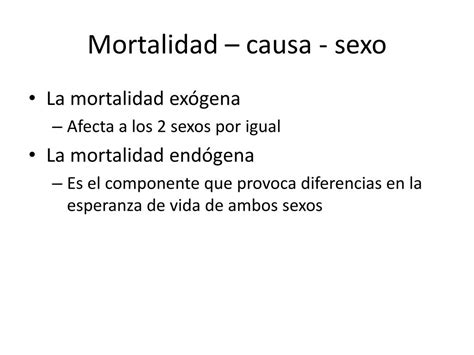 Ppt Mortalidad Por Causas Powerpoint Presentation Free Download Id