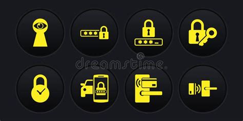 Set Padlock With Clock Lock And Key Smart Car Security System Digital Door Wireless Password