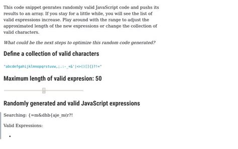 Javascript Random Code Generator Michael Czechowski Observable