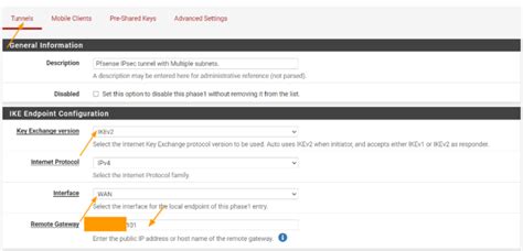 How To Setup Ipsec Site To Site Vpn In Pfsense With Multiple Subnets Getlabsdone