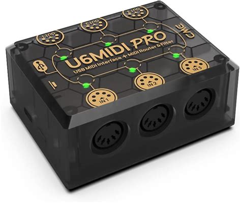 U MIDI Pro MIDI Interface With Router Mapper And Filter Reverb