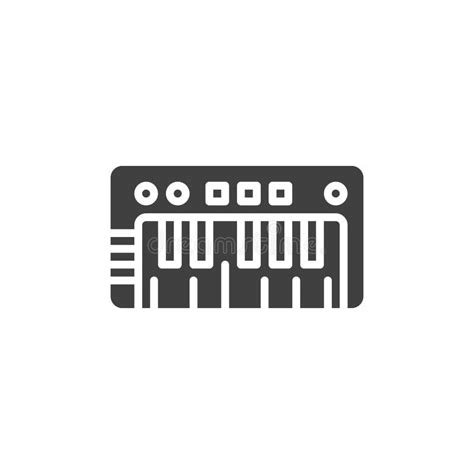 Midi Keyboard Vector Icon Stock Vector Illustration Of Sign 174374998