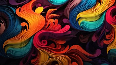 Abstract Patterns Background Premium Ai Generated Image