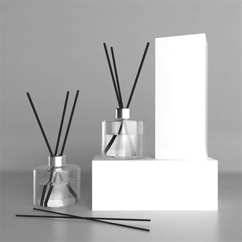 Premium Photo 3d Render Aroma Diffuser Mockup With Sticks And