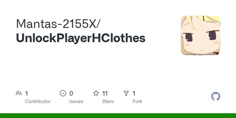 GitHub Mantas X UnlockPlayerHClothes