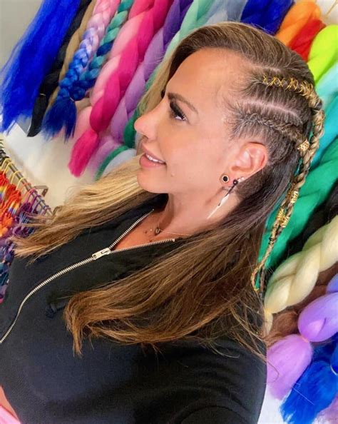 White Cornrows Half