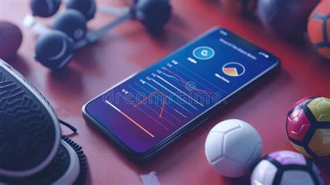 dynamic progress bar in sports training app on smartphone interface for athletic development