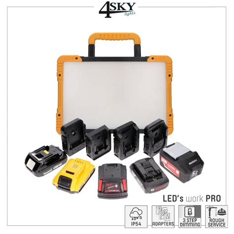 Accu Watt LED Werklamp Lumen