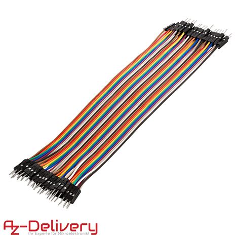 AZDelivery Jumper Wire Cable Pcs M M Compatible With Arduino And Raspberry Pi Including E