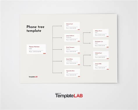 Free Phone Tree Templates Word PowerPoint PDF