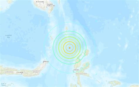 แผ่นดินไหว 7 1 แมกนิจูด ที่สุลาเวสีเหนือของอินโดนีเซีย ไม่มีเตือนสึนามิ