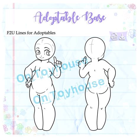 F2u Chubby Humanoid Base By Syrcaid On Deviantart