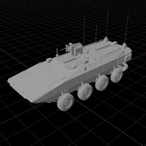 Modelo 3d Vehículo De Combate Anfibio Acv 30 De Los Marines De Ee Uu