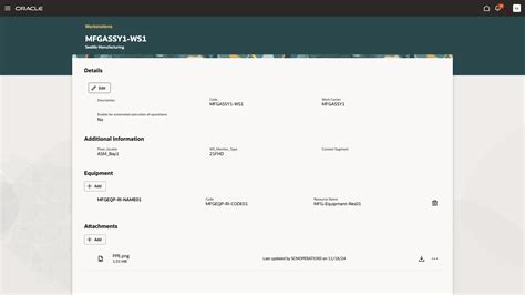 Add Descriptive Flexfields To Workstations