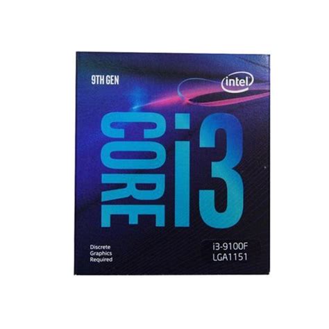 Cpu Intel Core I3 9100f CŨ Tray 4 20ghz 6m 4 Cores 4 Threads