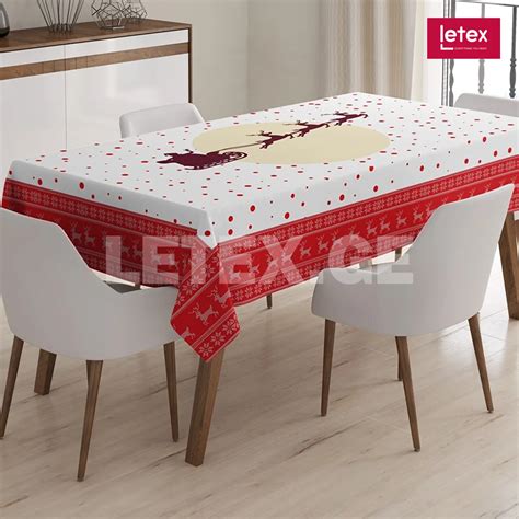 მაგიდის სუფრა 160x160 Letex Ge