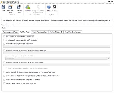 Managing Workflow Rules