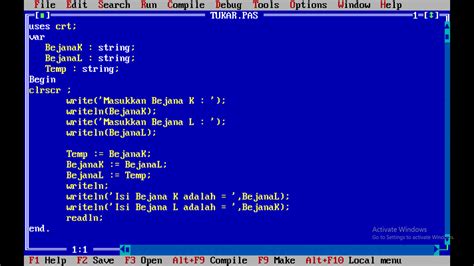 Kode Program Pascal Bekerja Dengan Bahasa Pascal By Ramayanti Karnasta Jul 2024 Medium