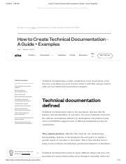 How To Create Technical Documentation Guide Free Template Pdf 11 29