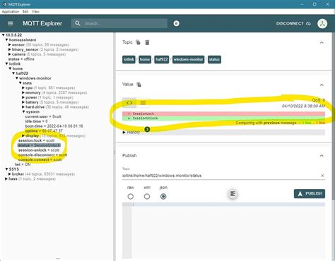 Using Iot Link And Mqtt To Monitor My Host Pc For Session Locking
